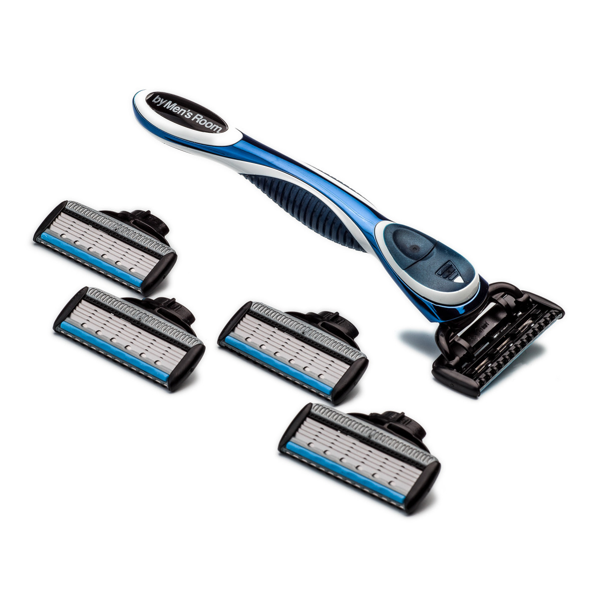 Sæt med skraber og 4 ekstra barberblade